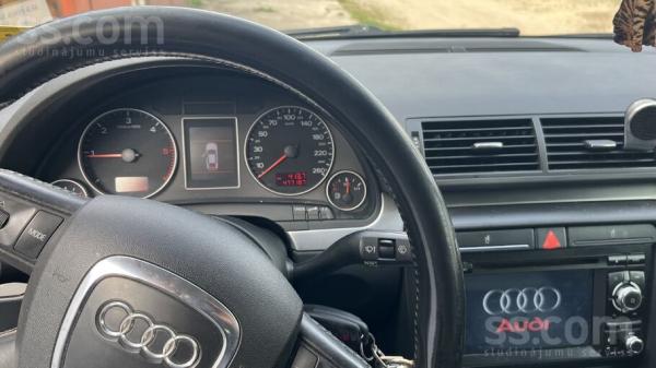 Grey Audi A4 2008 in Daugavpils, with an engine capacity of 2.00 L and mileage of 477 thousand km for 2400 €, photo 7 on AUTOMOTO.COM.LV