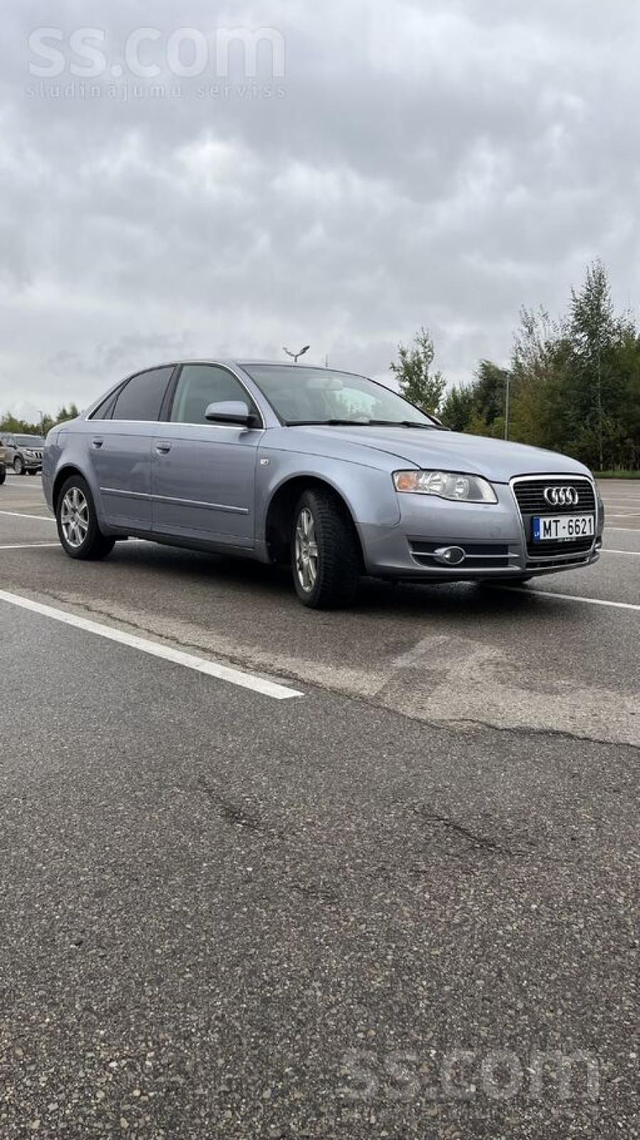 Pelēks Audi A4 2008 Daugavpils, ar dzinēja tilpumu 2.00 L un nobraukumu 477 tūkst. km par 2100 €, foto 4 vietnē AUTOMOTO.COM.LV