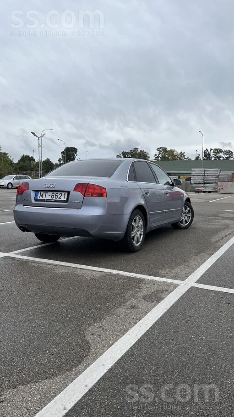 Pelēks Audi A4 2008 Daugavpils, ar dzinēja tilpumu 2.00 L un nobraukumu 477 tūkst. km par 2100 €, foto 6 vietnē AUTOMOTO.COM.LV