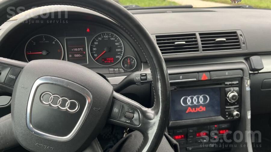 Pelēks Audi A4 2008 Daugavpils, ar dzinēja tilpumu 2.00 L un nobraukumu 477 tūkst. km par 2100 €, foto 8 vietnē AUTOMOTO.COM.LV