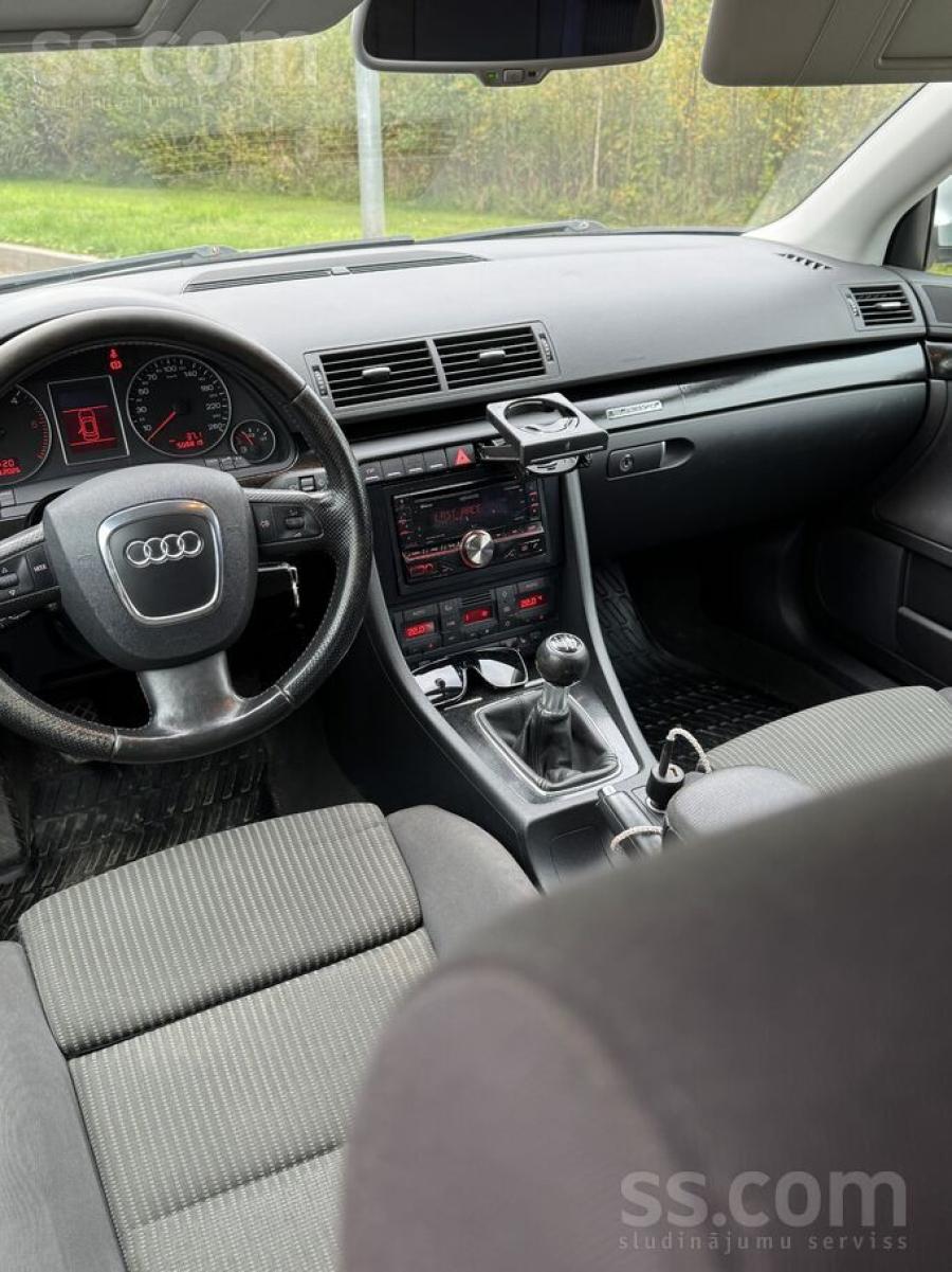 Pelēks Audi A4 2008 Jelgava, ar dzinēja tilpumu 2.00 L un nobraukumu 507 tūkst. km par 4550 €, foto 9 vietnē AUTOMOTO.COM.LV