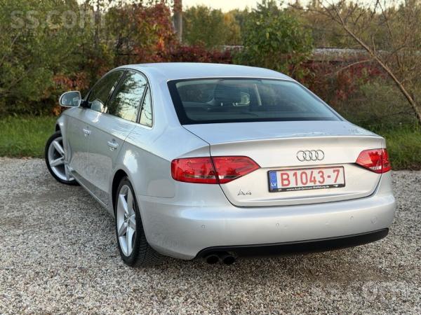 Grey Audi A4 2008 in Tukums, with an engine capacity of 1.80 L and mileage of 202 thousand km for 4990 €, photo 8 on AUTOMOTO.COM.LV