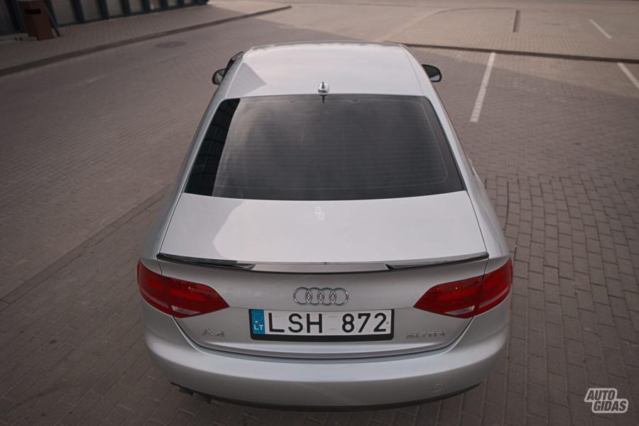 Grey Audi A4 2008 in Kaunas, with an engine capacity of 2.00 L and mileage of 372 thousand km for 5690 €, photo 4 on AUTOMOTO.COM.LV