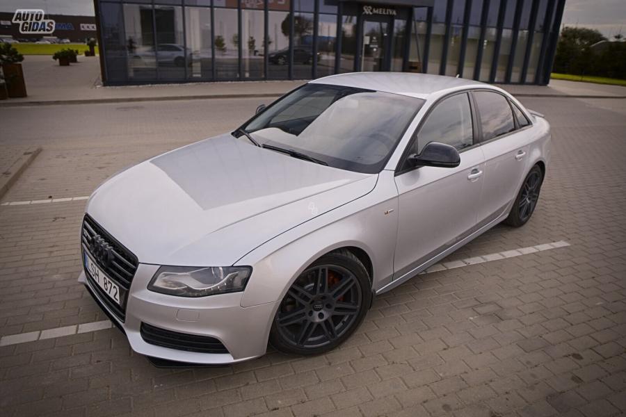 Grey Audi A4 2008 in Kaunas, with an engine capacity of 2.00 L and mileage of 372 thousand km for 5690 €, photo 10 on AUTOMOTO.COM.LV