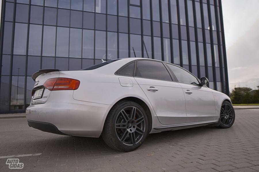 Grey Audi A4 2008 in Kaunas, with an engine capacity of 2.00 L and mileage of 372 thousand km for 5690 €, photo 20 on AUTOMOTO.COM.LV