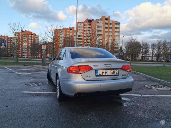 Grey Audi A4 2009 in Klaipeda, with an engine capacity of 1.98 L and mileage of 230 thousand km for 6300 €, photo 3 on AUTOMOTO.COM.LV
