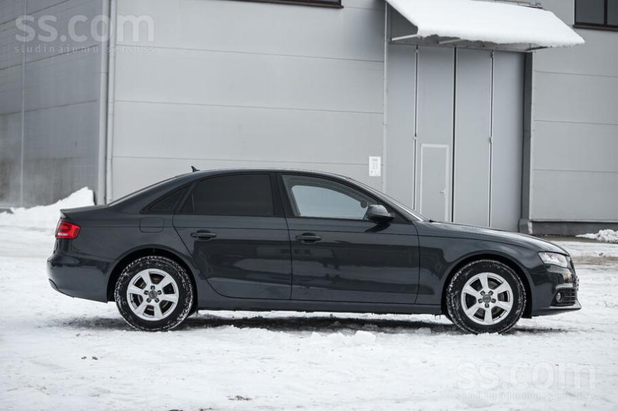 Grey Audi A4 2009 in Tukums, with an engine capacity of 2.00 L and mileage of 0 thousand km for 5500 €, photo 2 on AUTOMOTO.COM.LV