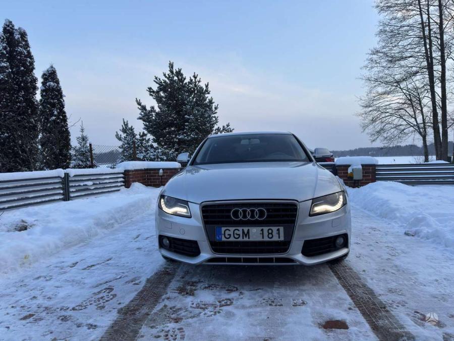 Pelēks Audi A4 2009 Kauņa, ar dzinēja tilpumu 1.97 L un nobraukumu 291 tūkst. km par 4500 €, foto 2 vietnē AUTOMOTO.COM.LV