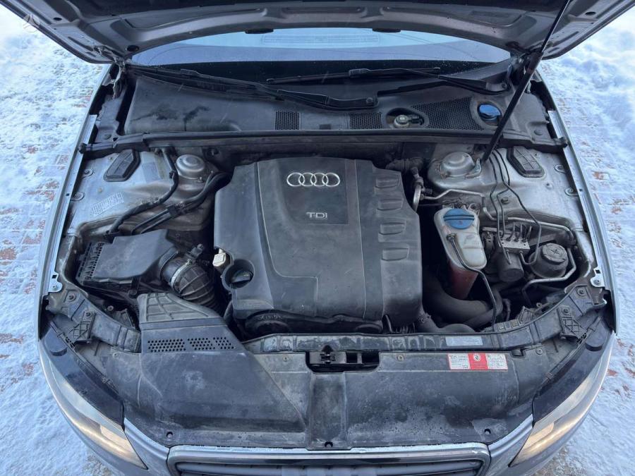 Pelēks Audi A4 2009 Kauņa, ar dzinēja tilpumu 1.97 L un nobraukumu 291 tūkst. km par 4500 €, foto 23 vietnē AUTOMOTO.COM.LV