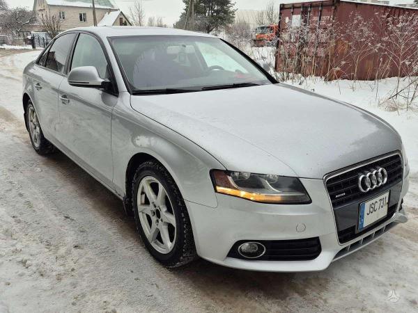 Grey Audi A4 2009 in Vilnius, with an engine capacity of 1.98 L and mileage of 380 thousand km for 3750 €, photo 1 on AUTOMOTO.COM.LV