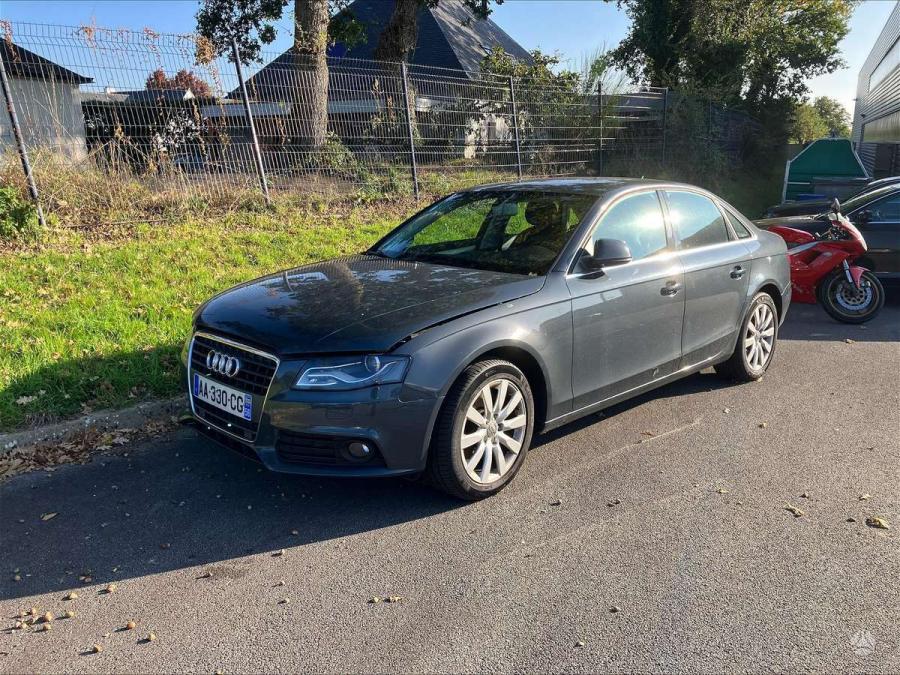 Grey Audi A4 2009 in Kedainiai, with an engine capacity of 1.97 L and mileage of 224 thousand km for 3950 €, photo 1 on AUTOMOTO.COM.LV