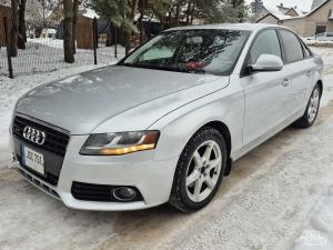 Grey Audi A4 2009 in Vilnius, with an engine capacity of 2.00 L and mileage of 380 thousand km for 3499 €, photo  on AUTOMOTO.COM.LV