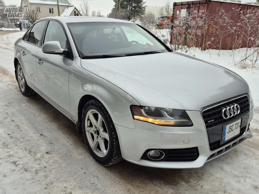 Grey Audi A4 2009 in Vilnius, with an engine capacity of 2.00 L and mileage of 380 thousand km for 3499 €, photo 2 on AUTOMOTO.COM.LV