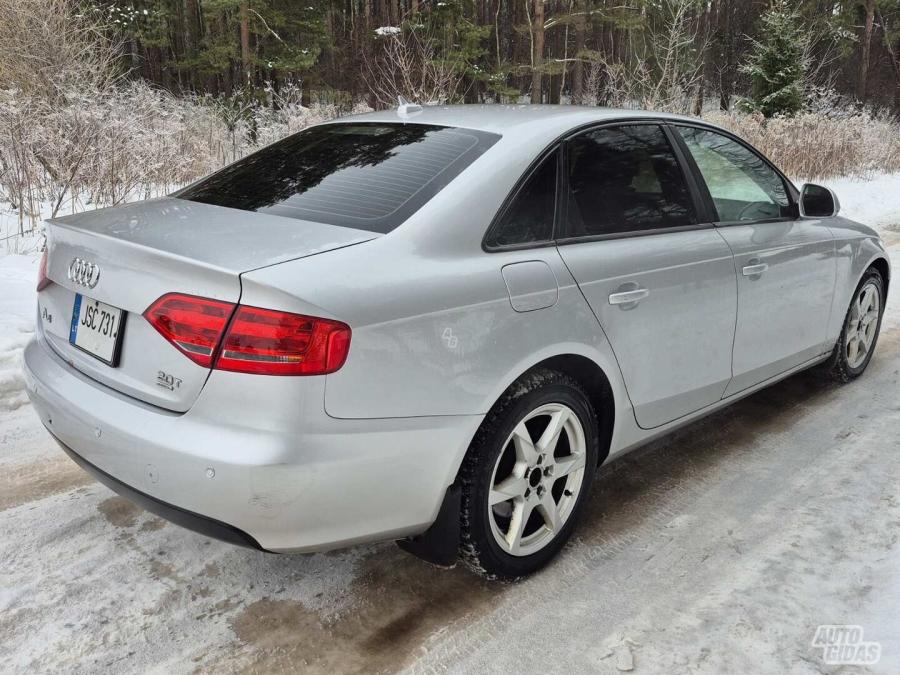 Grey Audi A4 2009 in Vilnius, with an engine capacity of 2.00 L and mileage of 380 thousand km for 3499 €, photo 3 on AUTOMOTO.COM.LV