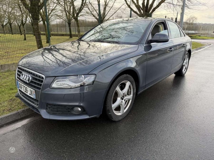 Pelēks Audi A4 2009 Tauragė, ar dzinēja tilpumu 2.00 L un nobraukumu 203 tūkst. km par 4900 €, foto 1 vietnē AUTOMOTO.COM.LV