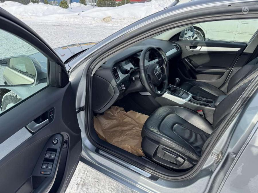 Pelēks Audi A4 2009 Telšiai, ar dzinēja tilpumu 1.97 L un nobraukumu 258 tūkst. km par 6399 €, foto 14 vietnē AUTOMOTO.COM.LV
