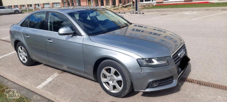 Pelēks Audi A4 2009 Alīta, ar dzinēja tilpumu 2.00 L un nobraukumu 345 tūkst. km par 4300 €, foto 7 vietnē AUTOMOTO.COM.LV