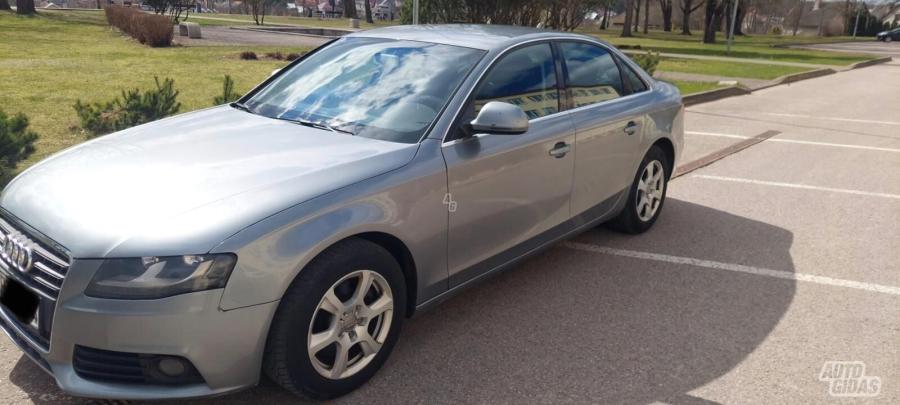 Pelēks Audi A4 2009 Alīta, ar dzinēja tilpumu 2.00 L un nobraukumu 345 tūkst. km par 4300 €, foto 9 vietnē AUTOMOTO.COM.LV
