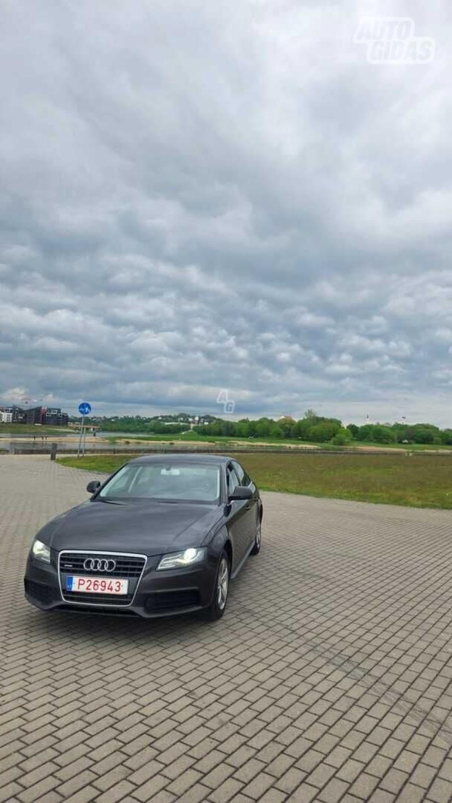 Pelēks Audi A4 2009 Kauņa, ar dzinēja tilpumu 2.00 L un nobraukumu 330 tūkst. km par 4450 €, foto 4 vietnē AUTOMOTO.COM.LV