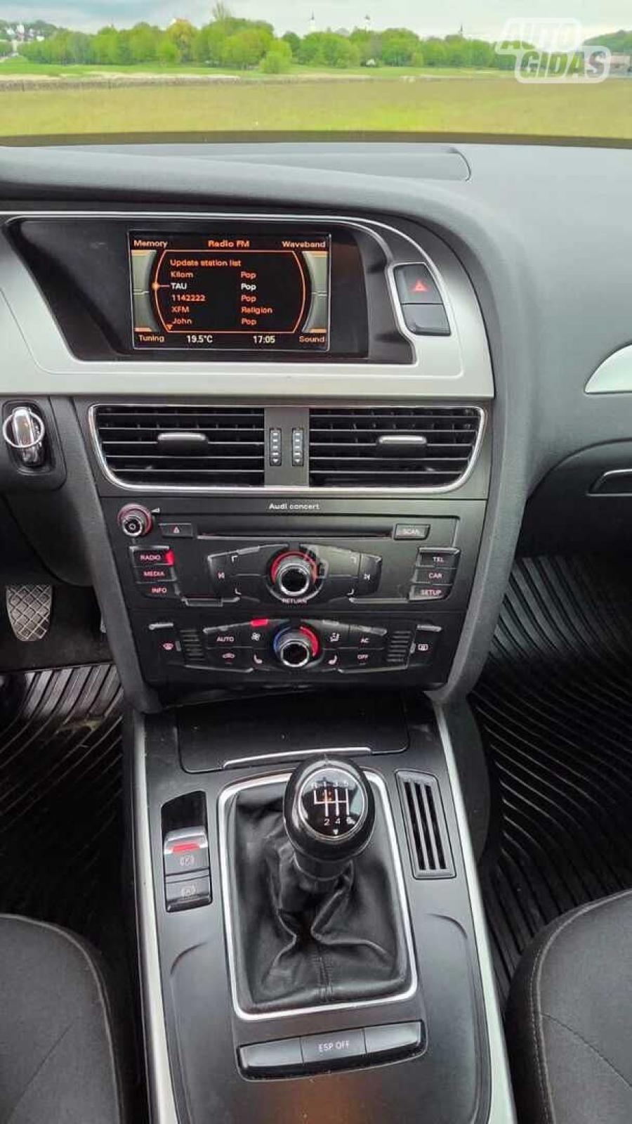 Pelēks Audi A4 2009 Kauņa, ar dzinēja tilpumu 2.00 L un nobraukumu 330 tūkst. km par 4450 €, foto 12 vietnē AUTOMOTO.COM.LV