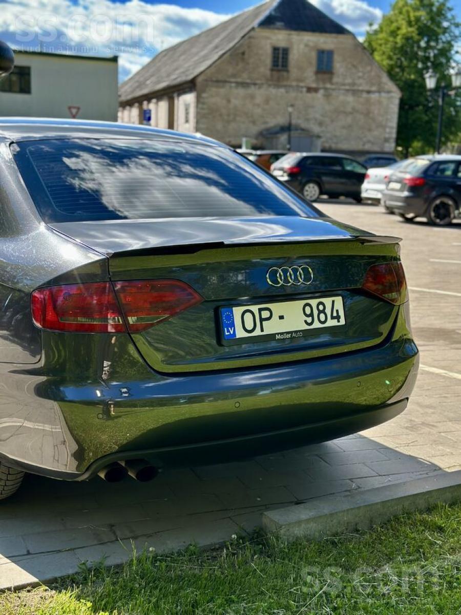 Grey Audi A4 2009 in Riga, with an engine capacity of 1.80 L and mileage of 340 thousand km for 5200 €, photo 6 on AUTOMOTO.COM.LV