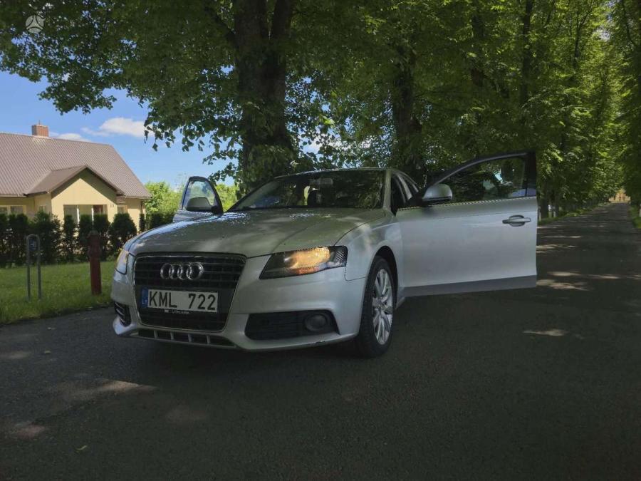 Grey Audi A4 2009 in Trakai, with an engine capacity of 2.70 L and mileage of 375 thousand km for 4500 €, photo 9 on AUTOMOTO.COM.LV