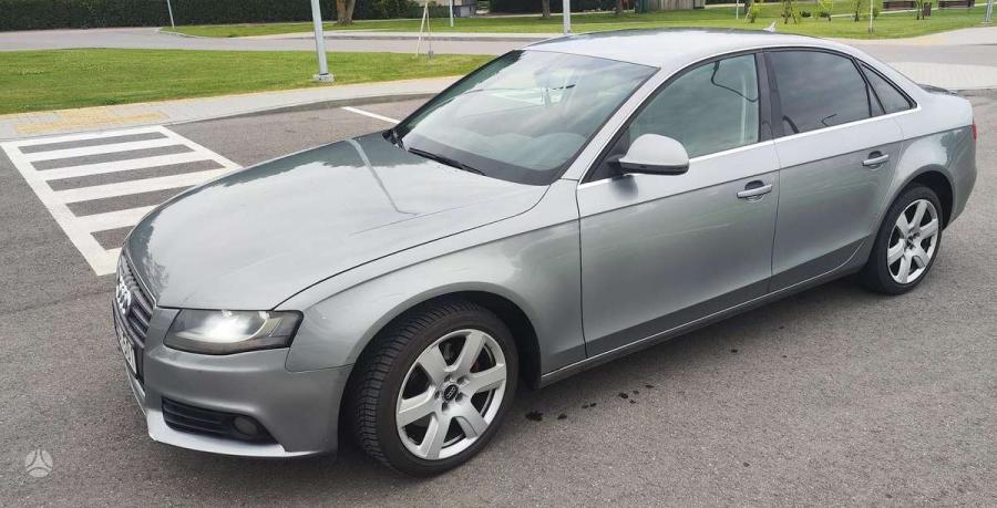 Pelēks Audi A4 2009 Kauņa, ar dzinēja tilpumu 1.97 L un nobraukumu 340 tūkst. km par 2800 €, foto 4 vietnē AUTOMOTO.COM.LV