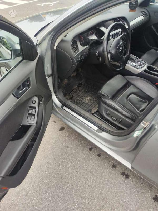 Pelēks Audi A4 2009 Kauņa, ar dzinēja tilpumu 1.97 L un nobraukumu 340 tūkst. km par 2800 €, foto 8 vietnē AUTOMOTO.COM.LV