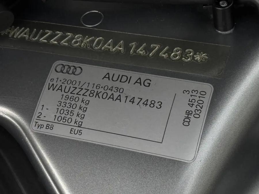 Pelēks Audi A4 2009 Jūrmala, ar dzinēja tilpumu 1.80 L un nobraukumu 168 tūkst. km par 5900 €, foto 30 vietnē AUTOMOTO.COM.LV