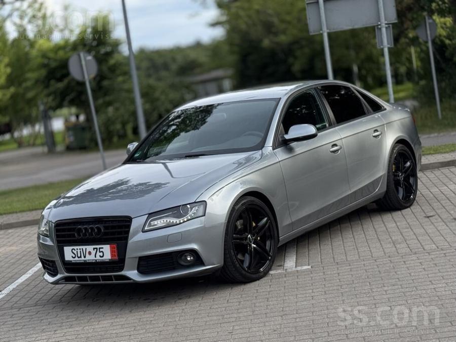 Grey Audi A4 2009 in Jurmala, with an engine capacity of 1.80 L and mileage of 0 thousand km for 5990 €, photo 1 on AUTOMOTO.COM.LV