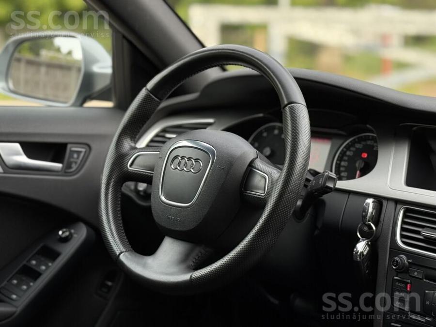 Grey Audi A4 2009 in Jurmala, with an engine capacity of 1.80 L and mileage of 0 thousand km for 5990 €, photo 15 on AUTOMOTO.COM.LV