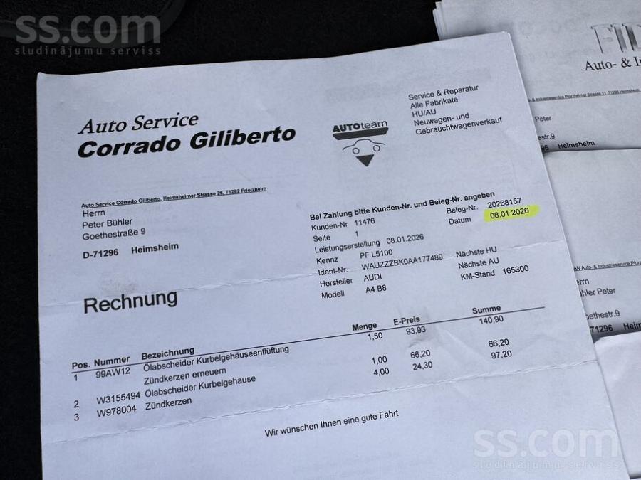 Grey Audi A4 2009 in Jurmala, with an engine capacity of 1.80 L and mileage of 0 thousand km for 5990 €, photo 35 on AUTOMOTO.COM.LV