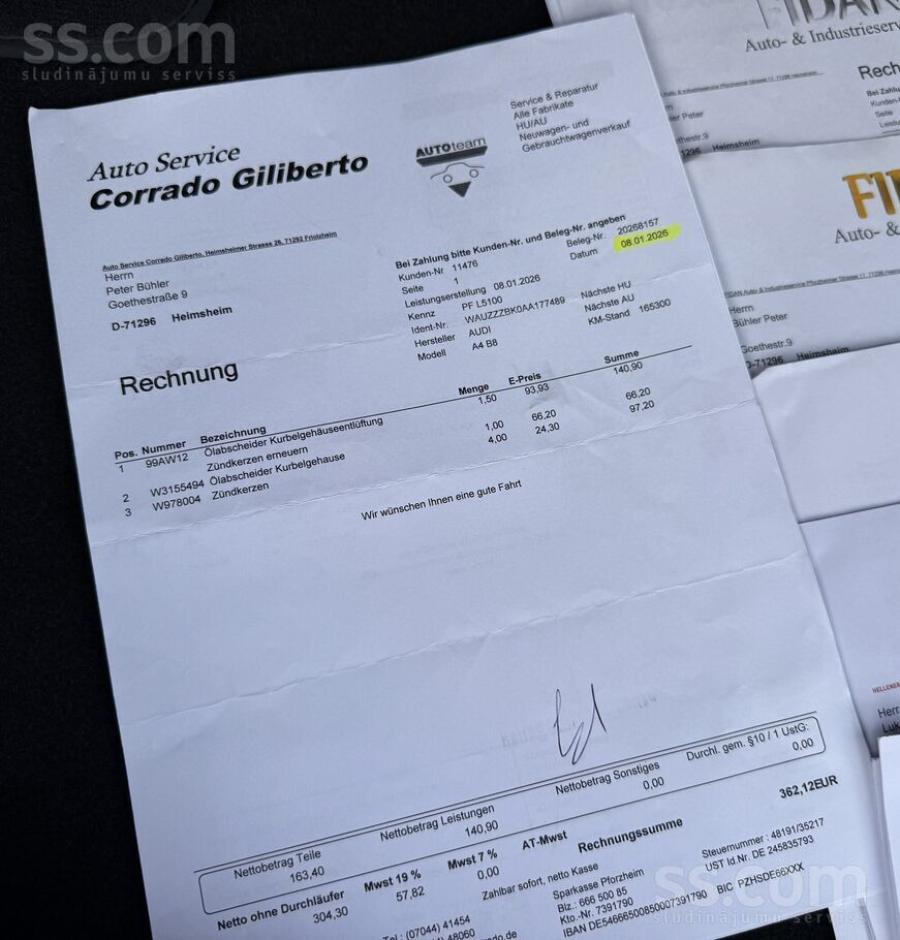 Grey Audi A4 2009 in Jurmala, with an engine capacity of 1.80 L and mileage of 0 thousand km for 5990 €, photo 36 on AUTOMOTO.COM.LV