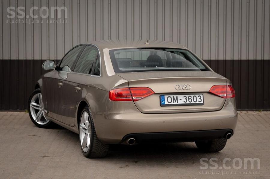 Grey Audi A4 2009 in Tukums, with an engine capacity of 3.00 L and mileage of 270 thousand km for 8250 €, photo 5 on AUTOMOTO.COM.LV
