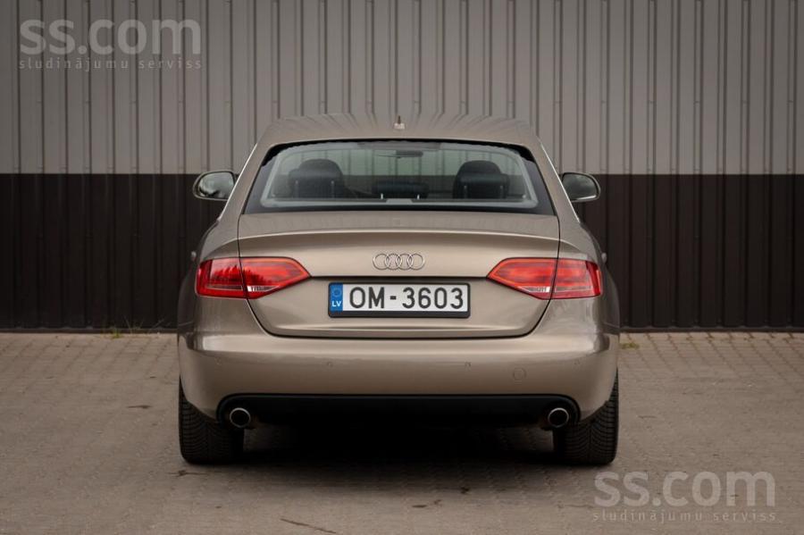 Grey Audi A4 2009 in Tukums, with an engine capacity of 3.00 L and mileage of 270 thousand km for 8250 €, photo 6 on AUTOMOTO.COM.LV