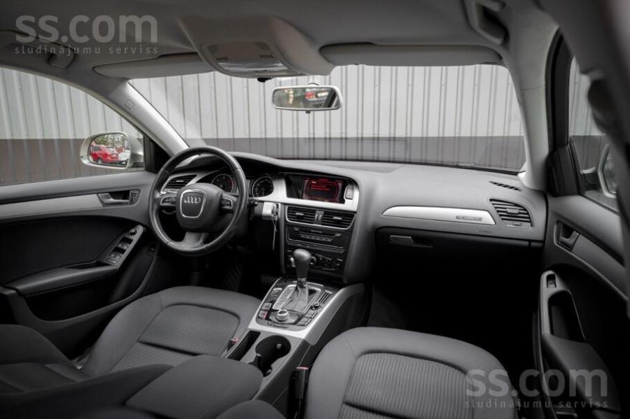 Grey Audi A4 2009 in Tukums, with an engine capacity of 3.00 L and mileage of 270 thousand km for 8250 €, photo 9 on AUTOMOTO.COM.LV