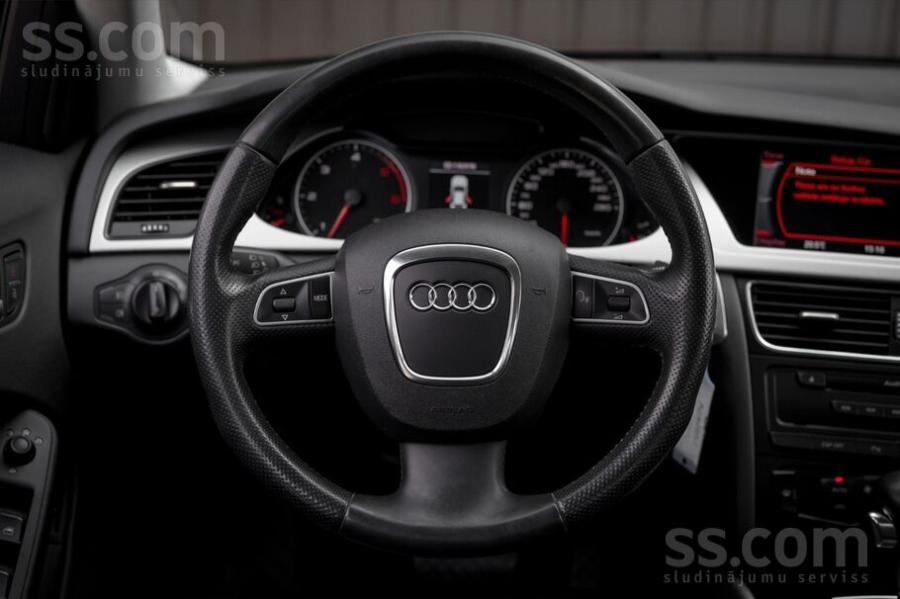 Grey Audi A4 2009 in Tukums, with an engine capacity of 3.00 L and mileage of 270 thousand km for 8250 €, photo 18 on AUTOMOTO.COM.LV