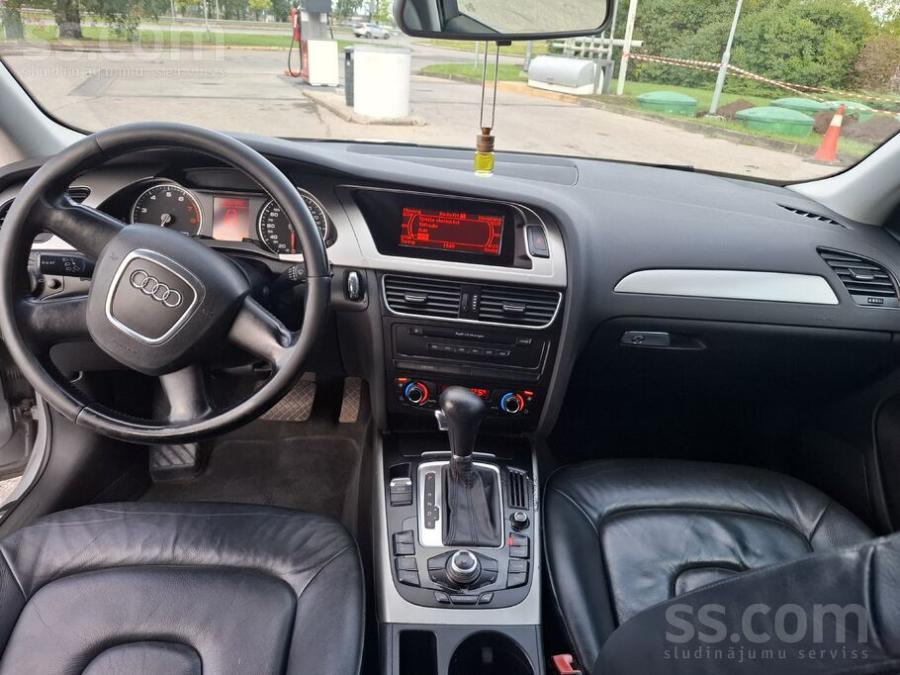 Pelēks Audi A4 2009 Rīga, ar dzinēja tilpumu 2.00 L un nobraukumu 242 tūkst. km par 4800 €, foto 6 vietnē AUTOMOTO.COM.LV
