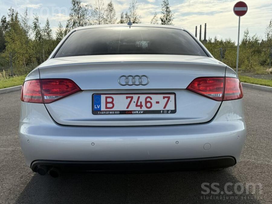 Grey Audi A4 2009 in Liepaja, with an engine capacity of 1.80 L and mileage of 216 thousand km for 5900 €, photo 9 on AUTOMOTO.COM.LV