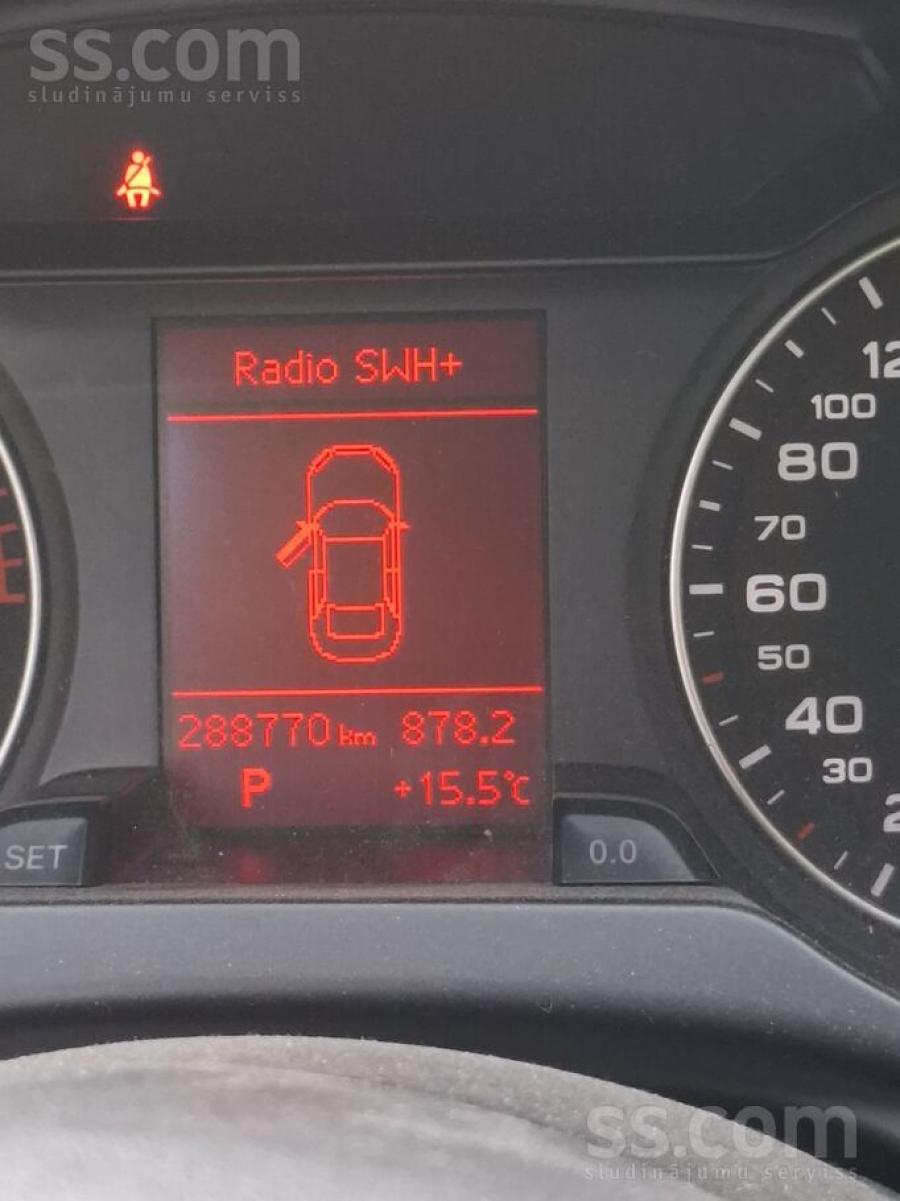 Grey Audi A4 2009 in Liepaja, with an engine capacity of 1.80 L and mileage of 288 thousand km for 4500 €, photo 5 on AUTOMOTO.COM.LV