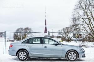 Grey Audi A4 2010 in Riga, with an engine capacity of 1.80 L and mileage of 275 thousand km for 5990 €, photo 5 on AUTOMOTO.COM.LV