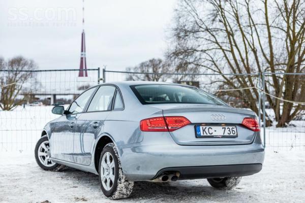 Grey Audi A4 2010 in Riga, with an engine capacity of 1.80 L and mileage of 275 thousand km for 5990 €, photo 7 on AUTOMOTO.COM.LV