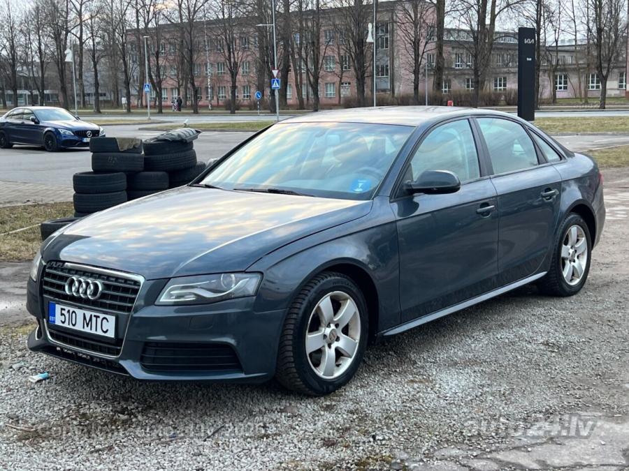 Grey Audi A4 2010 in Narva, with an engine capacity of 2.00 L and mileage of 315 thousand km for 3499 €, photo 1 on AUTOMOTO.COM.LV