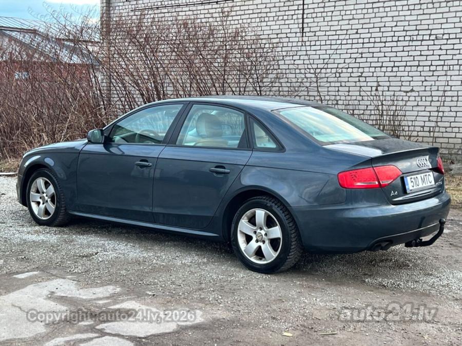 Grey Audi A4 2010 in Narva, with an engine capacity of 2.00 L and mileage of 315 thousand km for 3499 €, photo 3 on AUTOMOTO.COM.LV