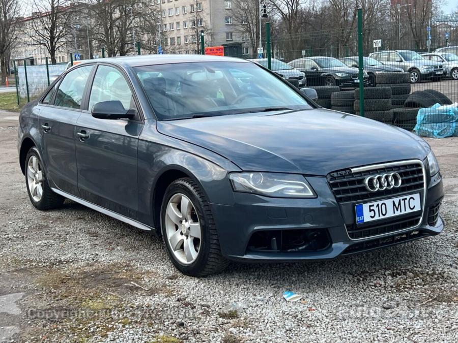 Grey Audi A4 2010 in Narva, with an engine capacity of 2.00 L and mileage of 315 thousand km for 3499 €, photo 8 on AUTOMOTO.COM.LV