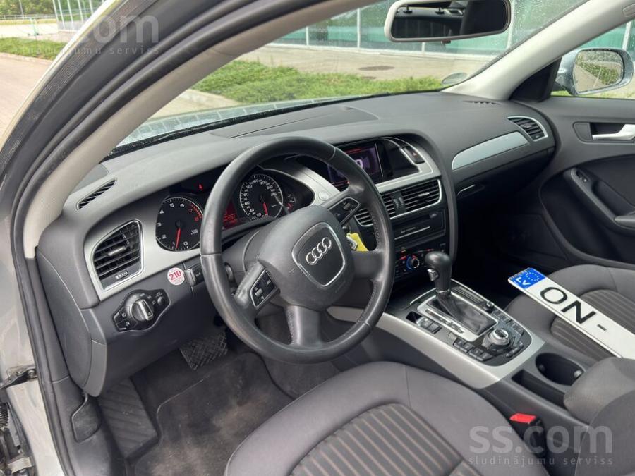 Pelēks Audi A4 2010 Rēzekne, ar dzinēja tilpumu 1.80 L un nobraukumu 251 tūkst. km par 6500 €, foto 9 vietnē AUTOMOTO.COM.LV