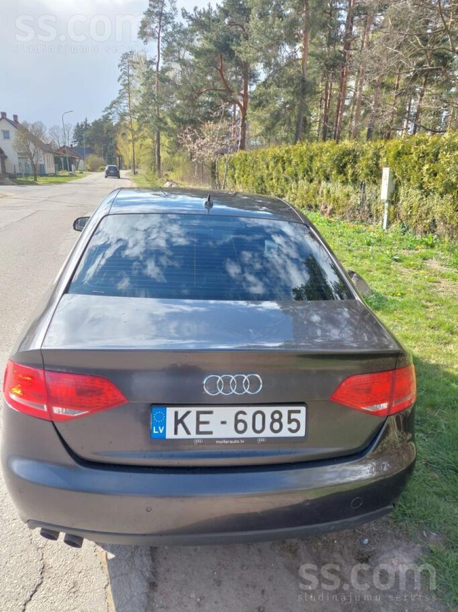 Pelēks Audi A4 2010 Jēkabpils, ar dzinēja tilpumu 2.00 L un nobraukumu 300 tūkst. km par 5500 €, foto 5 vietnē AUTOMOTO.COM.LV