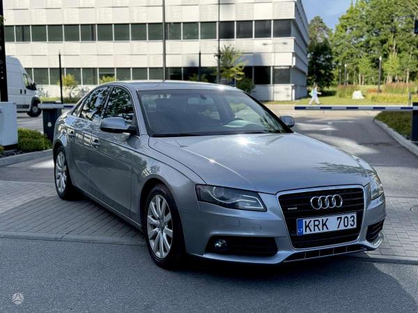 Grey Audi A4 2010 in Vilnius, with an engine capacity of 3.00 L and mileage of 299 thousand km for 4400 €, photo 2 on AUTOMOTO.COM.LV