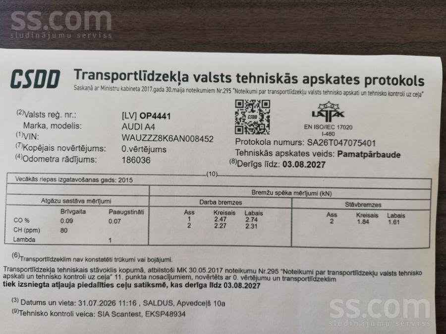 Pelēks Audi A4 2010 Saldus, ar dzinēja tilpumu 1.80 L un nobraukumu 186 tūkst. km par 5700 €, foto 14 vietnē AUTOMOTO.COM.LV