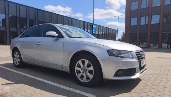 Grey Audi A4 2010 in Vilnius, with an engine capacity of 1.80 L and mileage of 145 thousand km for 4990 €, photo 7 on AUTOMOTO.COM.LV